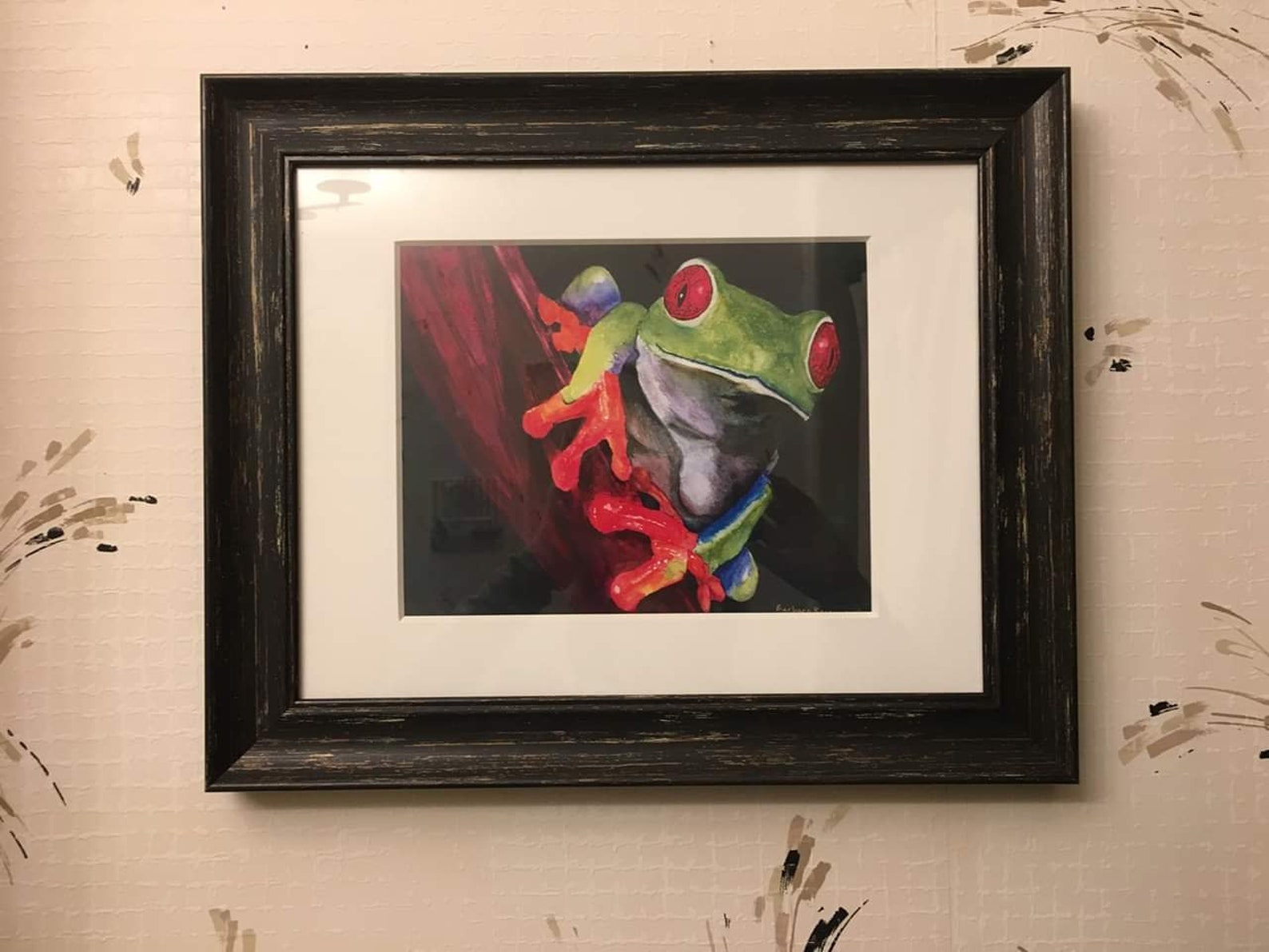 Tropical Tree Frog Painting Red Eyed Tree Frog Art Print - Etsy