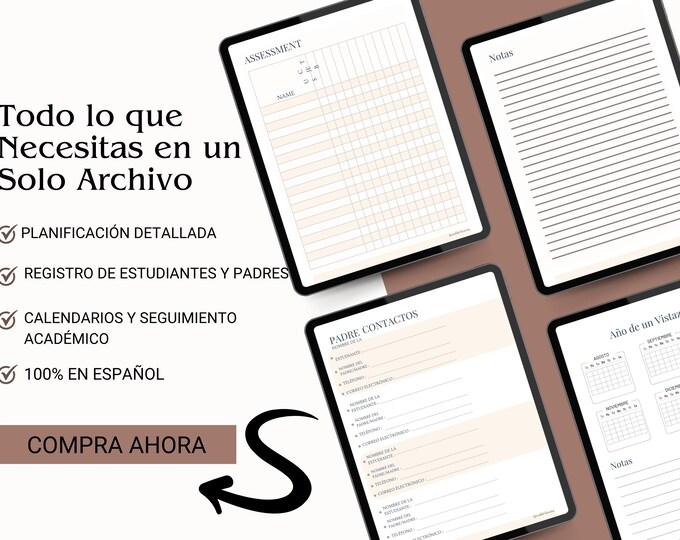 Agenda Escolar 2025 2026 para maestros para imprimir - Asistencia ...