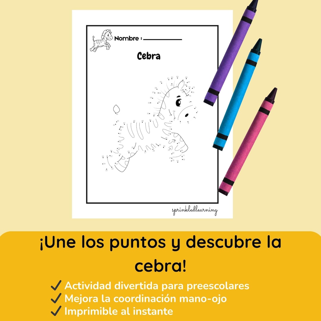 Hoja De Trazos Cebra PDF Y PNG, Actividad Preescolar Imprimible ...