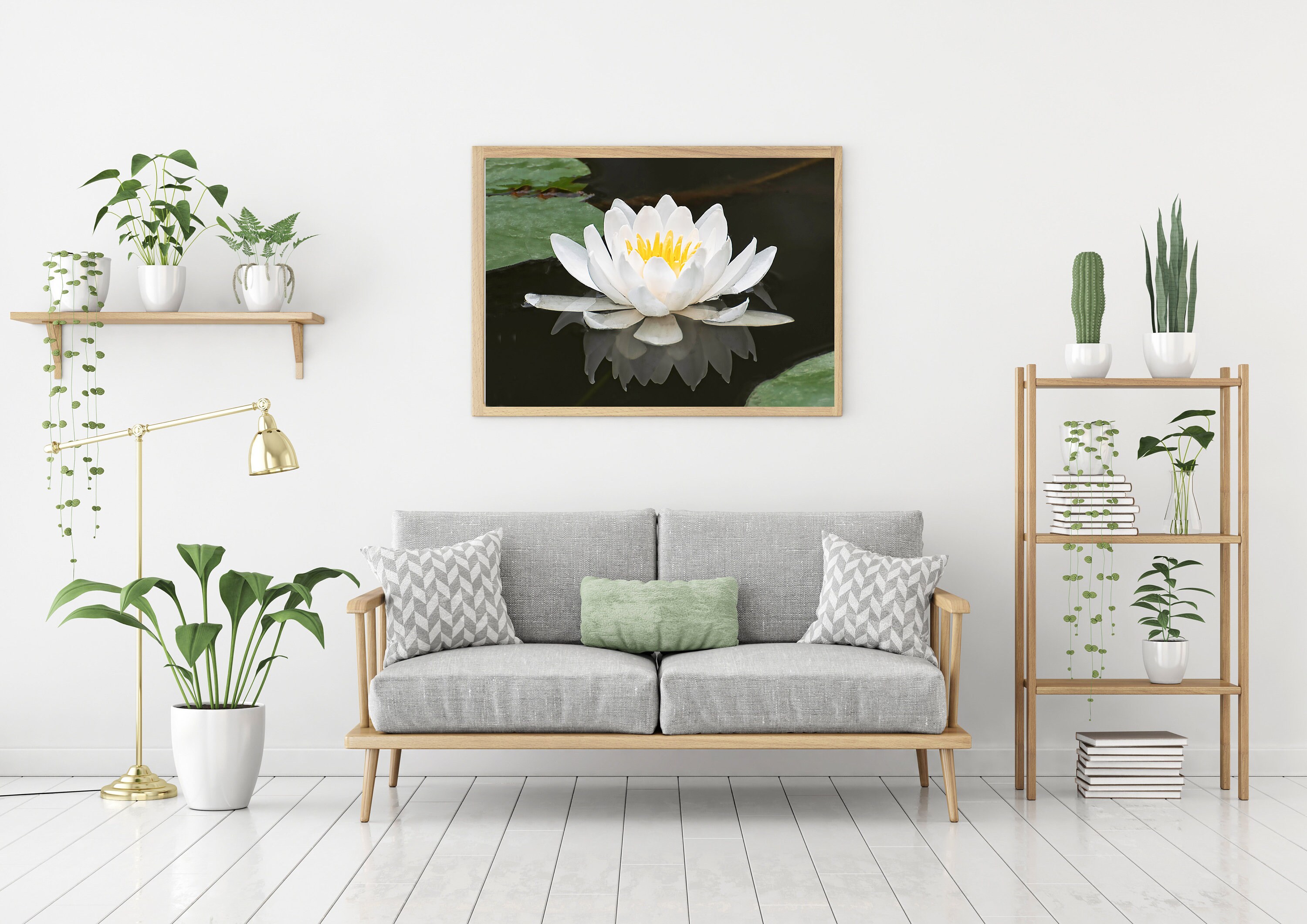 Lotus Flower Art Lotus Flower Wall Decor Downloadable Art | Etsy