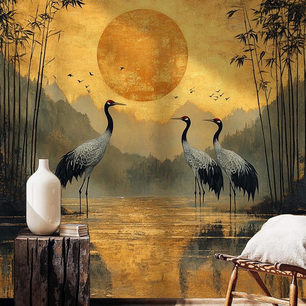 Sun Wallpaper Mural - Etsy UK