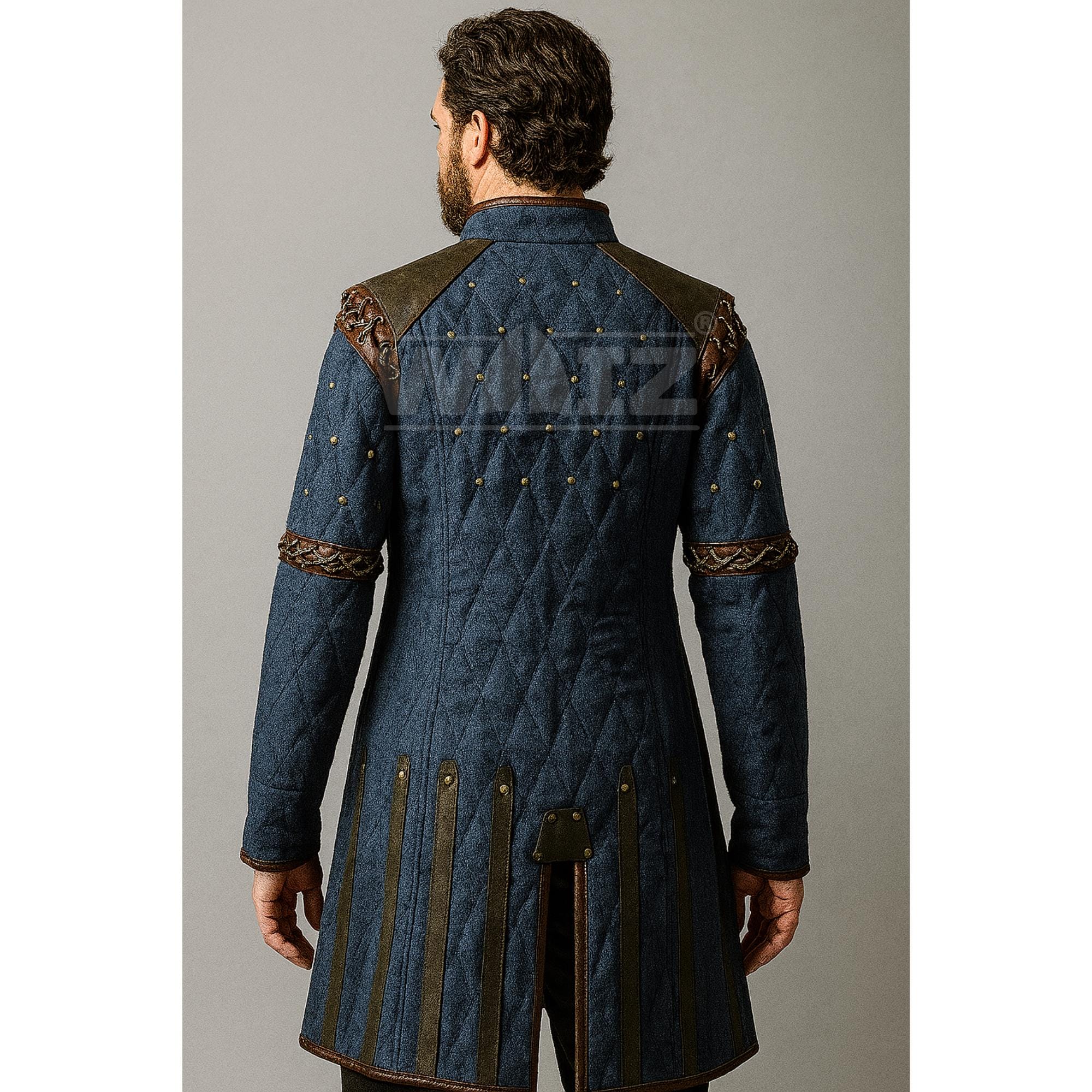 Medieval Gambeson: Thick Padded Cotton Armor Jacket - LARP SCA ...