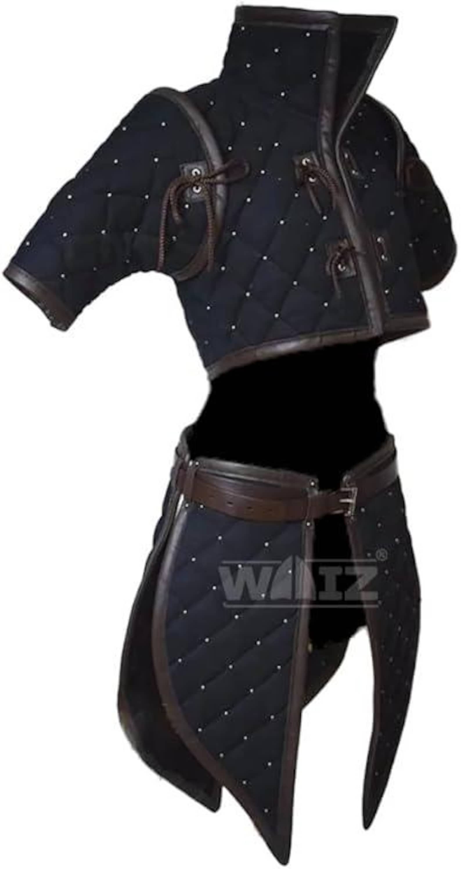 Medieval Gambeson Armor – Women's Quilted Padded Armor for LARP, SCA ...