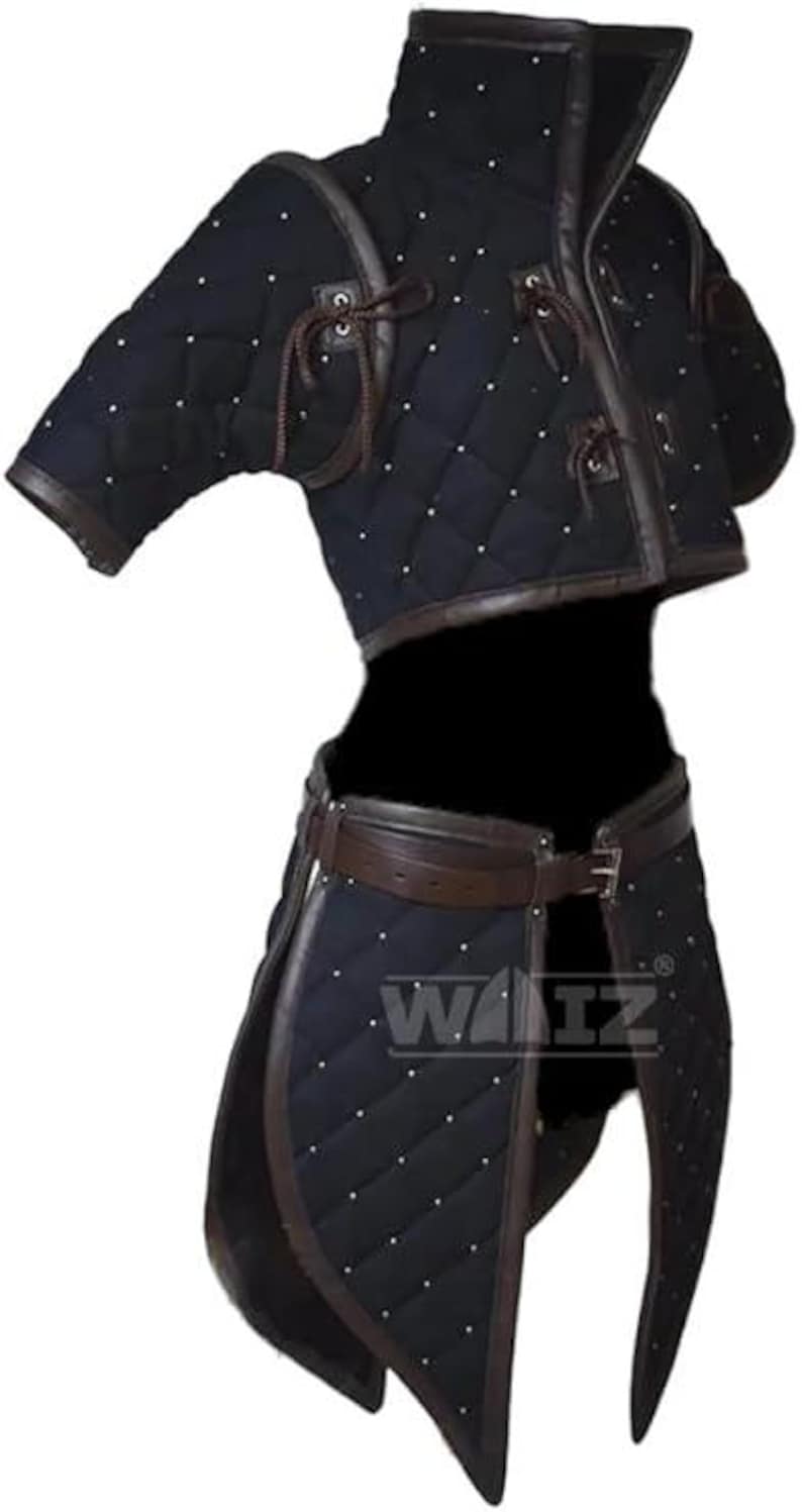 Medieval Gambeson Armor – Women's Quilted Padded Armor for LARP, SCA ...