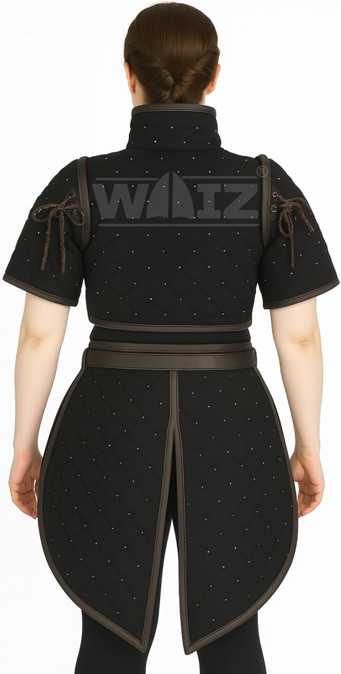 Medieval Gambeson Armor – Women's Quilted Padded Armor for LARP, SCA ...