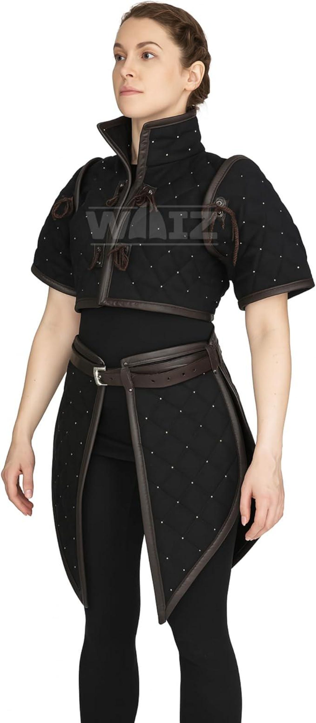Medieval Gambeson Armor – Women's Quilted Padded Armor for LARP, SCA ...