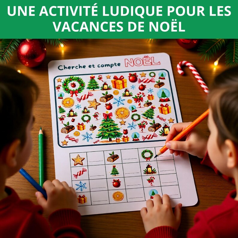 Christmas Search and Count — Printable Observation Activity (A4) - Etsy