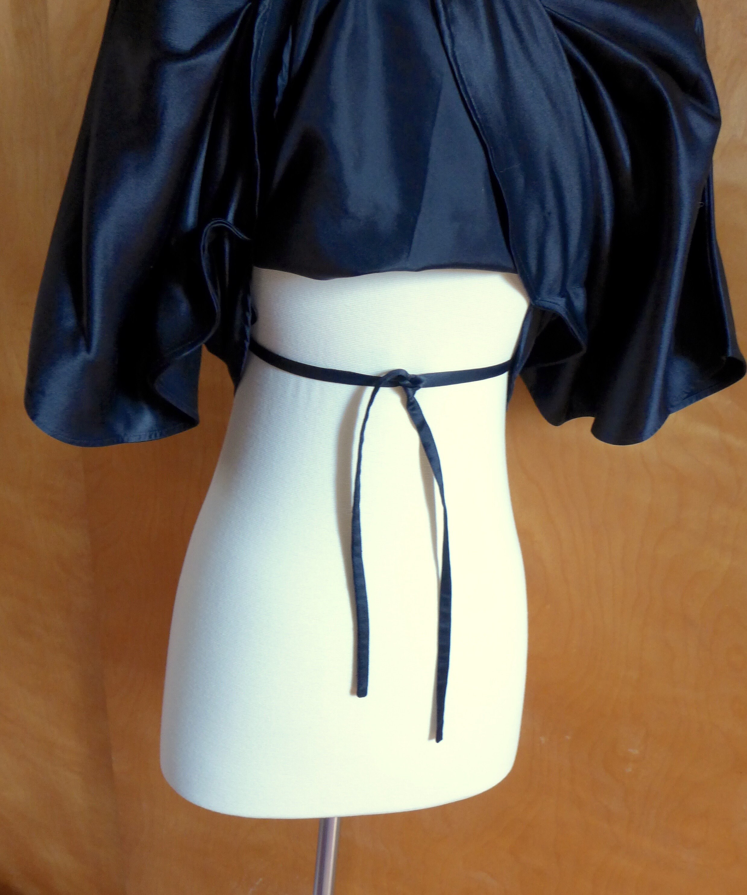 Retro Bohemian Black Satin Top Floral Embroidery Butterfly - Etsy