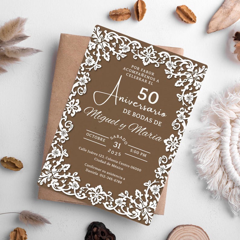 Cielito Lindo Papel Picado Wedding Anniversary Invitation: Talavera ...