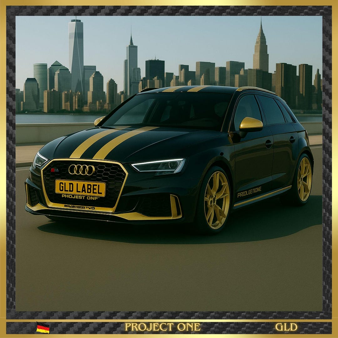 Audi RS3 Project One – GLD Signature Build – Color Variant #2 Car Art ...