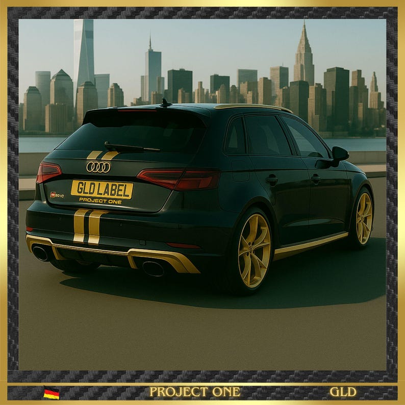 Audi RS3 Project One – GLD Signature Build – Color Variant #2 Car Art ...