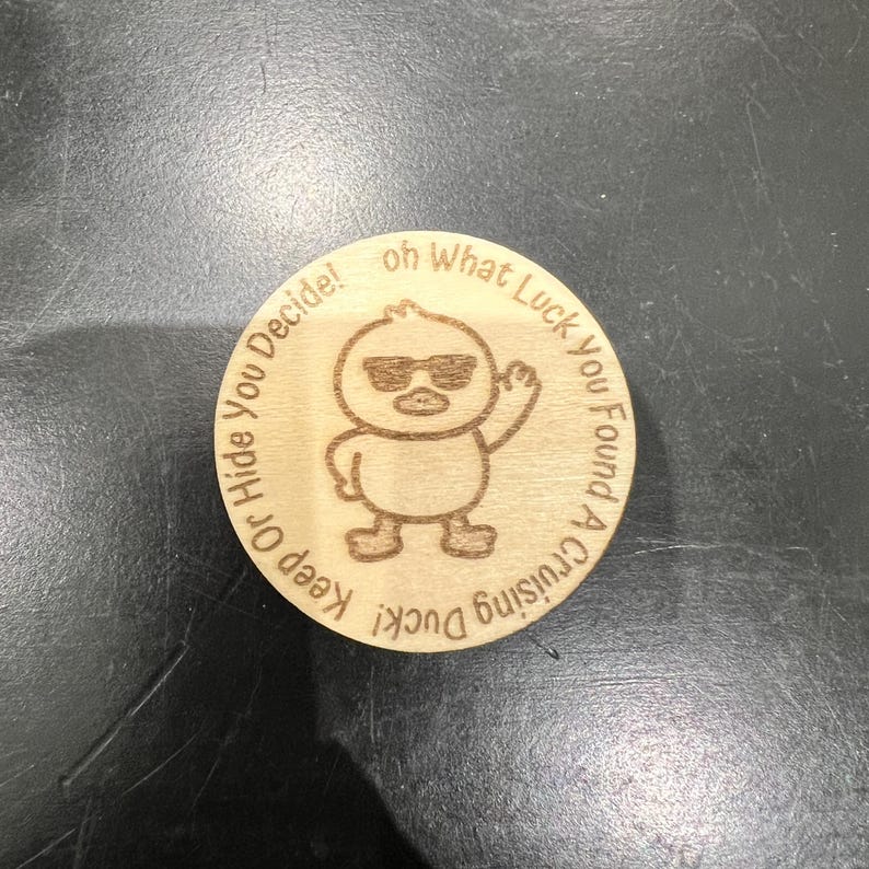 Cruise Duck Coin or Magnet: Lucky Cruise Souvenir Token - Etsy