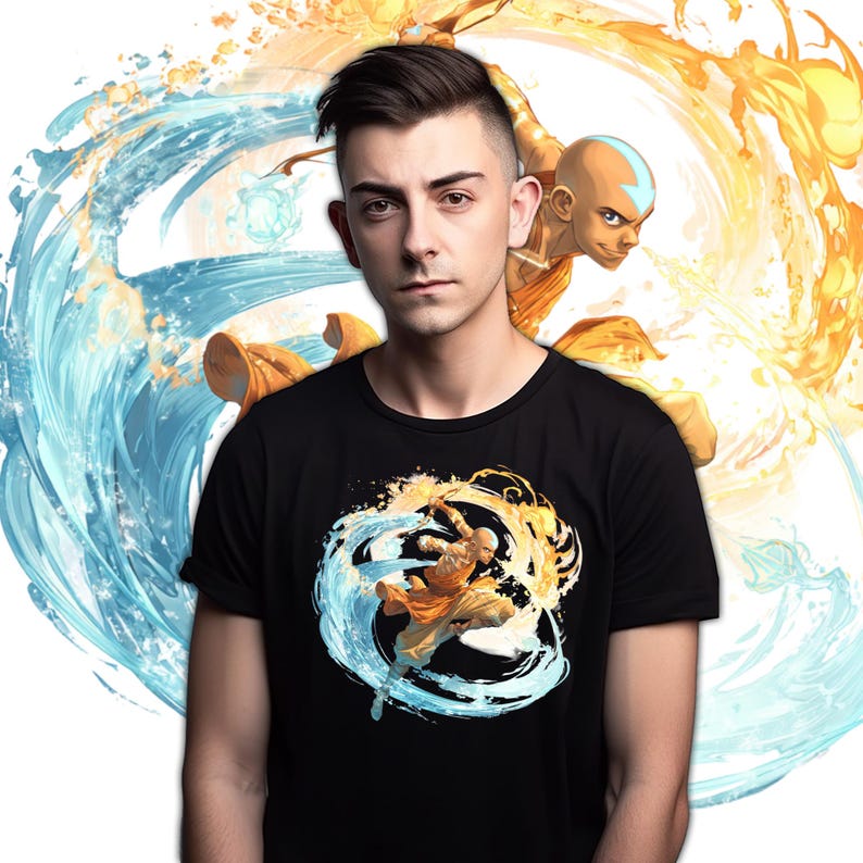Elemental Bender Fantasy PNG Bundle | Fire Water Earth Air Warriors ...