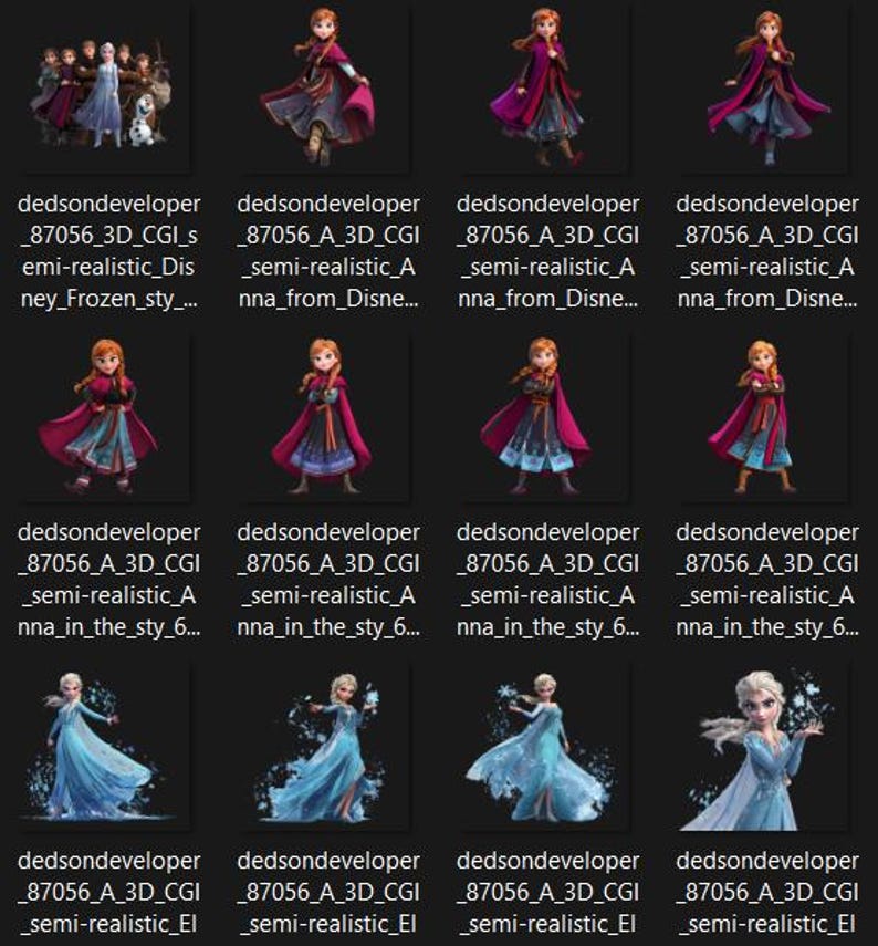 Paquete PNG de Princesa de Hielo / Clipart de Personaje de Fantasía ...