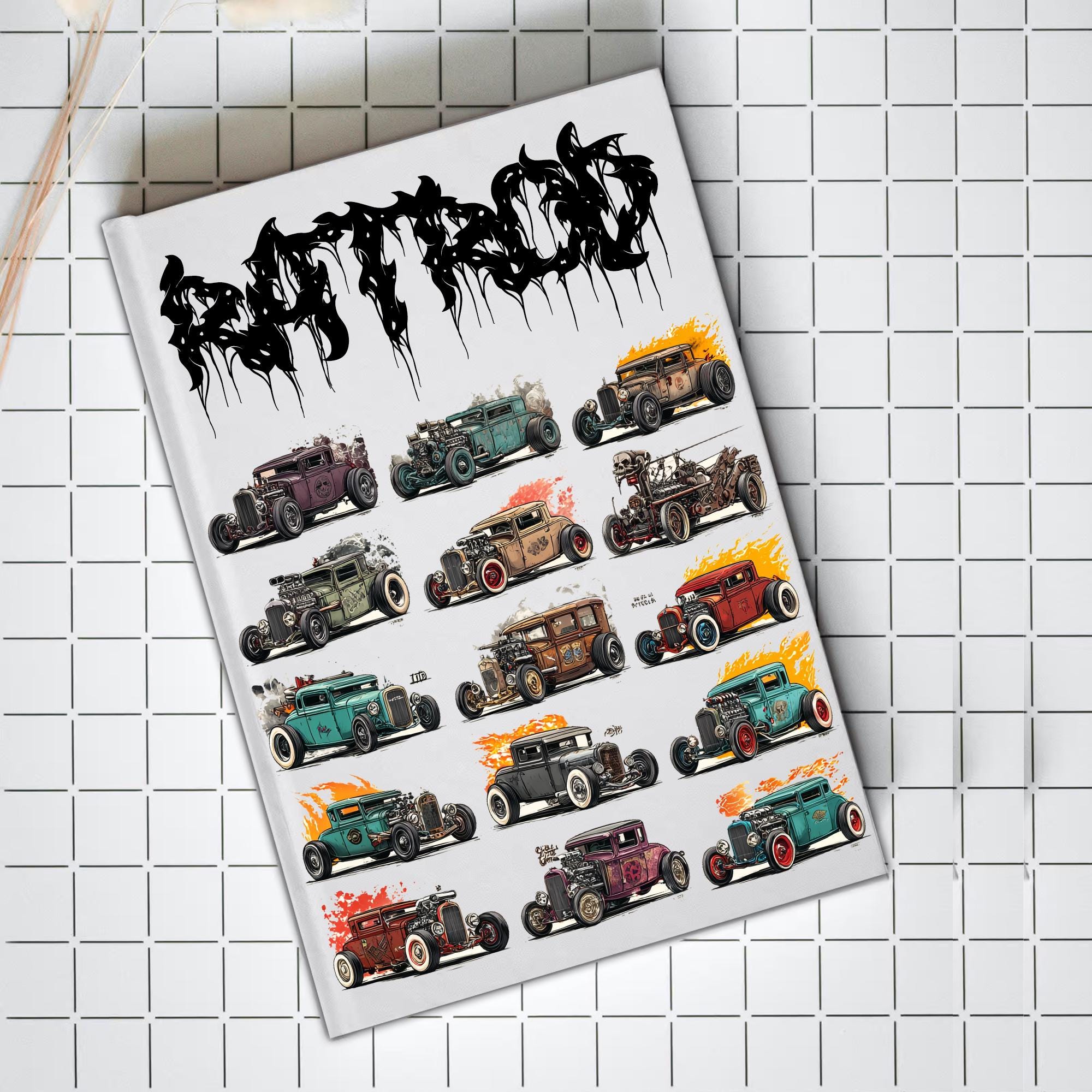 Vintage Rat Rod Car PNG Bundle | Hot Rod Clipart Clean & Effects ...