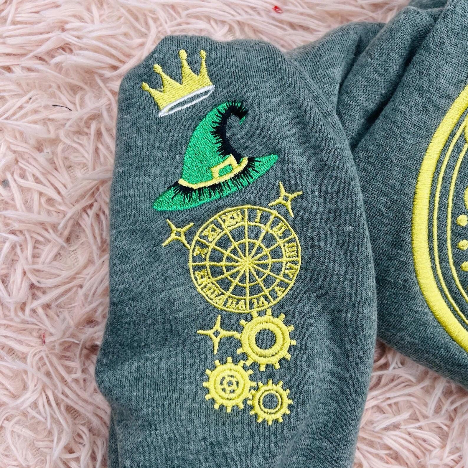 Wicked Embroidery Design, Defying Gravity Inspired Stitch Pattern ...