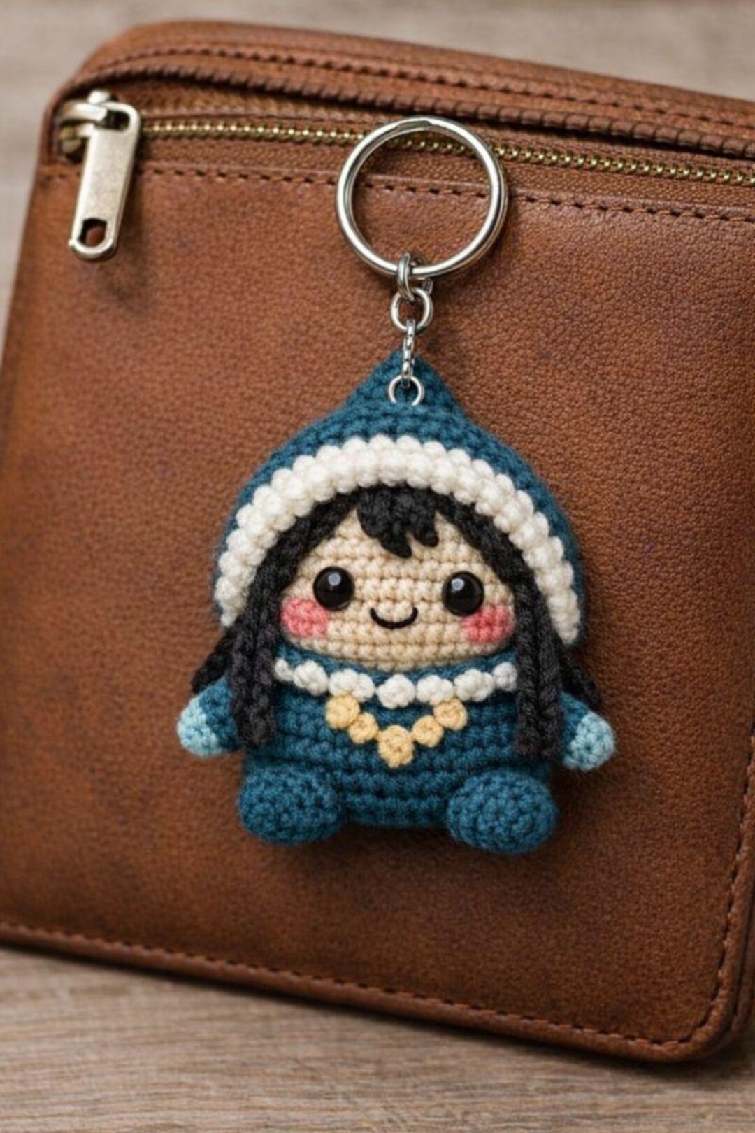 Inuit Mythology Amigurumi Charm – Adorable Hand-crocheted Keychain ...