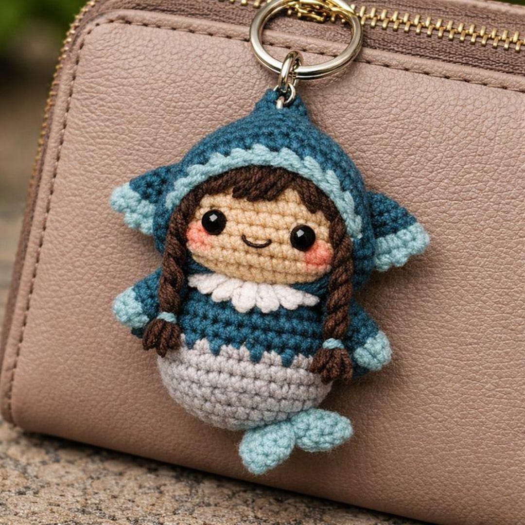 Sweet Amigurumi Keychain Inspired by Inuit Folklore – Handcrafted ...