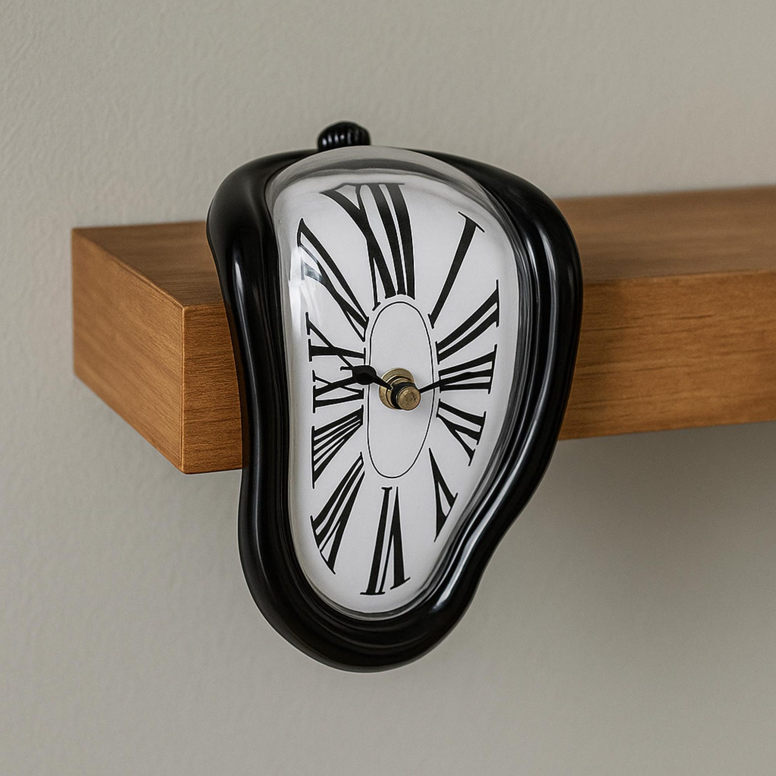 Surrealist Melting Clock: Colorful Desk & Shelf Decor - Etsy