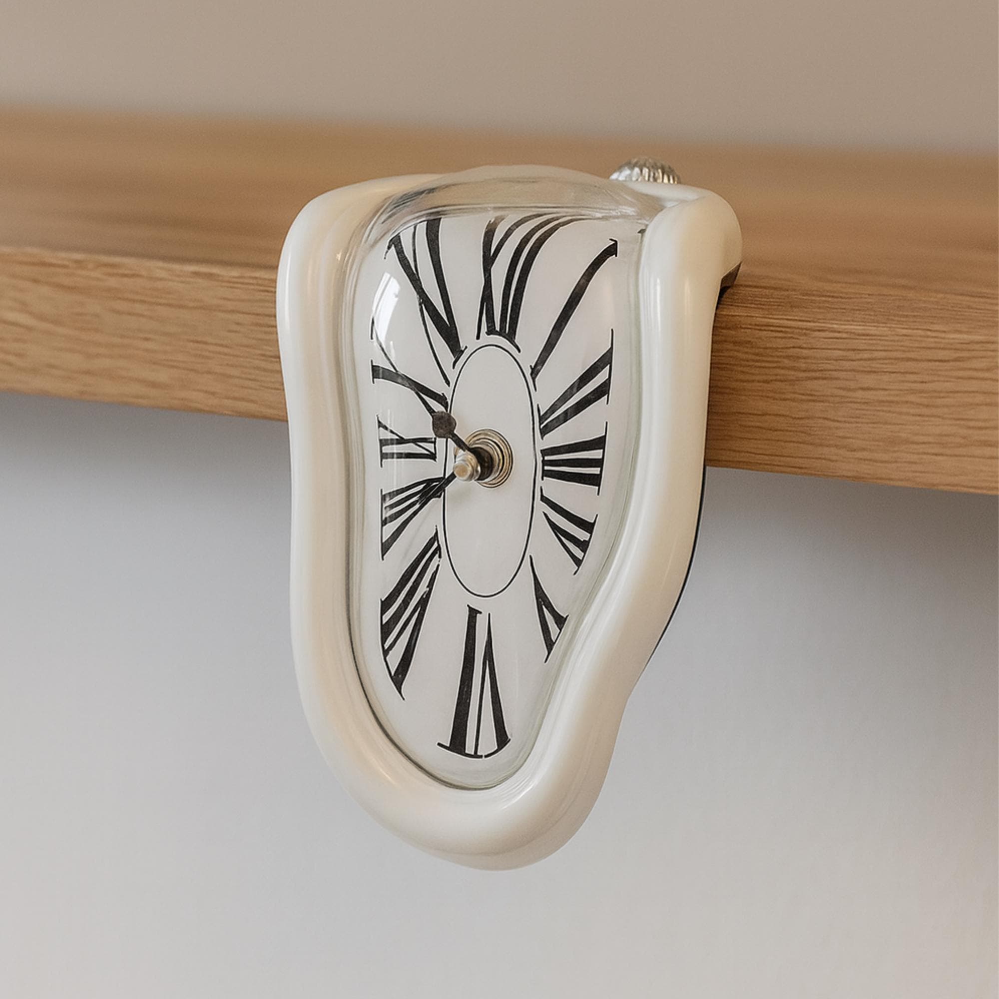 Surrealist Melting Clock: Colorful Desk & Shelf Decor - Etsy