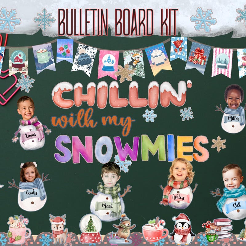 Snowmen Bulletin Boards - Etsy