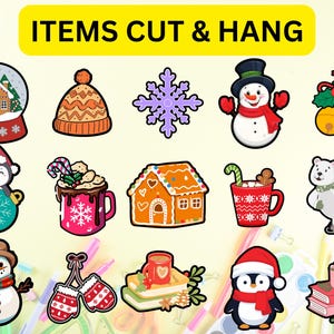 Winter Bulletin Board Kit Printable Set: December Classroom Decor ...