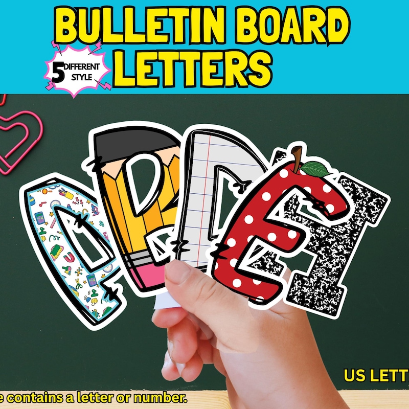 Bulletin Board Letters - Etsy