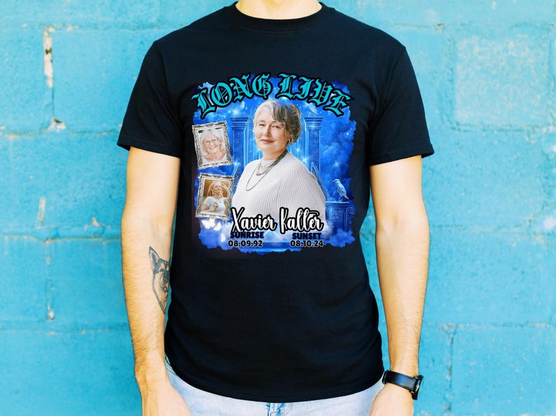 In Loving Memory T-shirt Template: Family Funeral Shirt Design (digital ...
