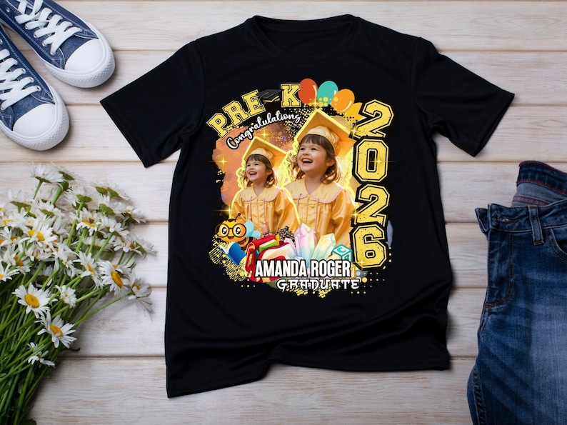 2026 Prek Kids Graduation Canva Template Graduate Class of 2026 Grad ...