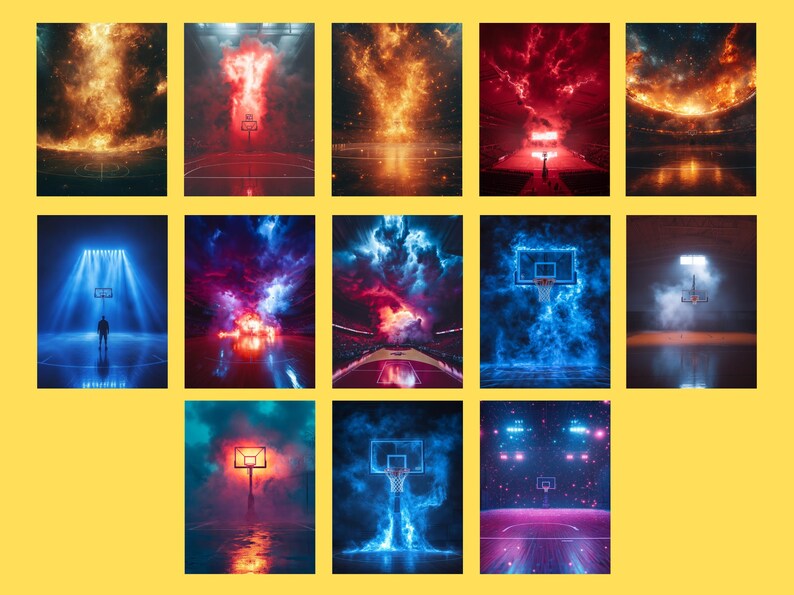 Basketball Backdrops Digital Backgrounds, Basketball Player Poster ...