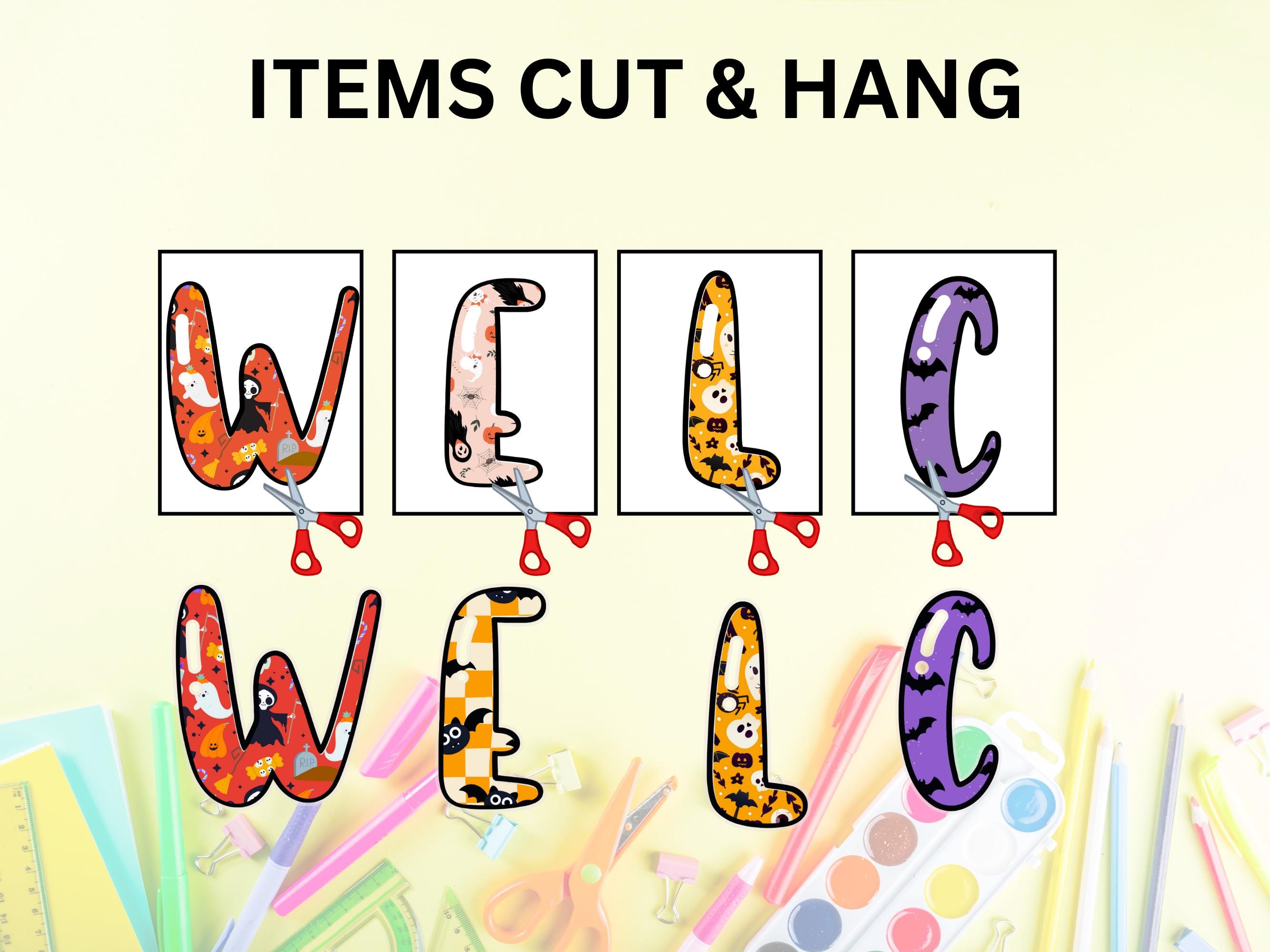 Printable Bulletin Board Decor Halloween Kit, Halloween Boo Crew ...