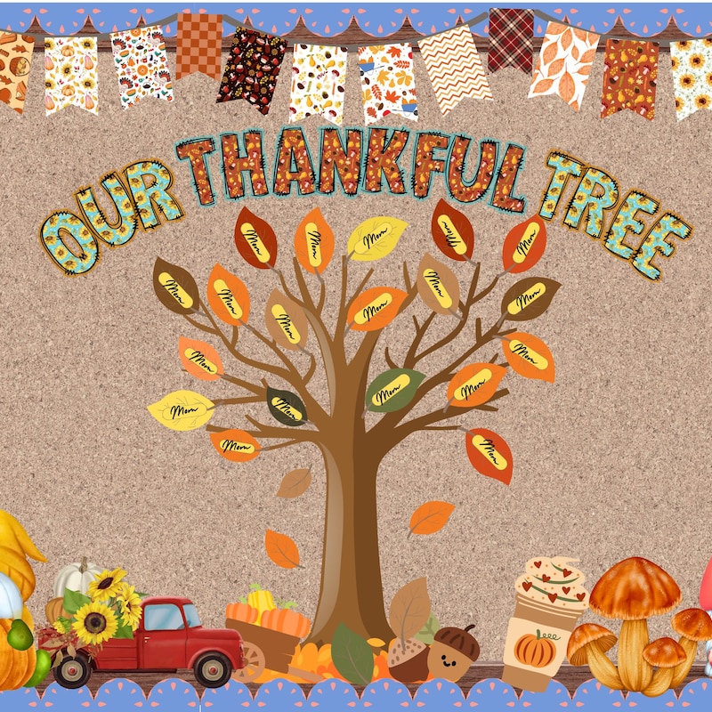Thanksgiving Tree Board - Etsy