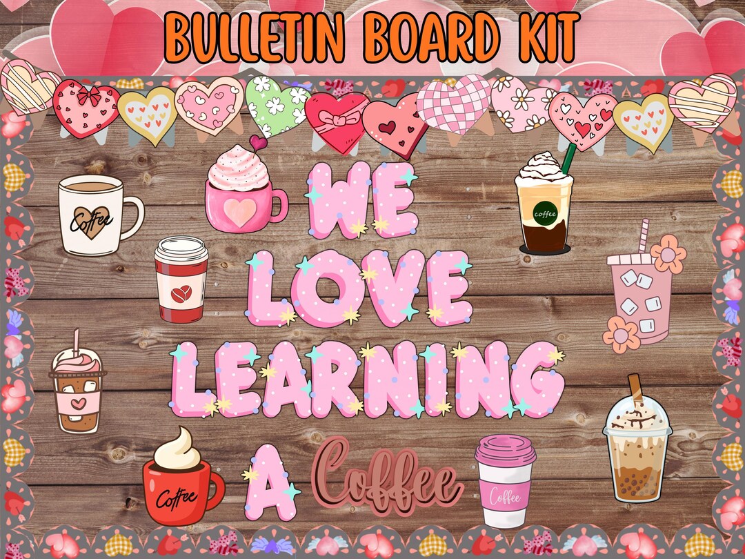Valentine Day Bulletin Classroom Decor February Board, School Class ...