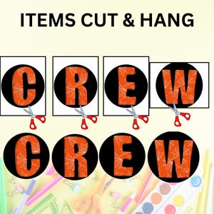 Halloween Bulletin Board Ghost Boo Crew Classroom Decotration Printable ...