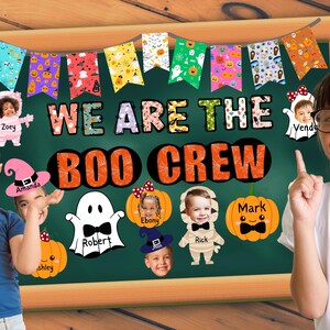 Halloween Bulletin Board Ghost Boo Crew Classroom Decotration Printable ...