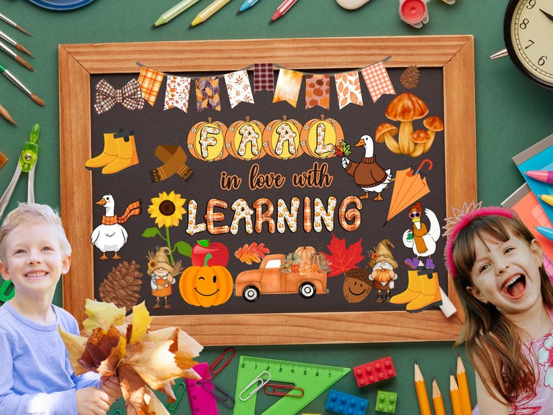 Pumpkin Fall Bulletin Board Kit: Autumn Classroom Decor (PDF Download ...