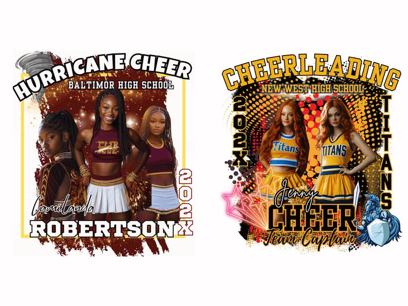 Cheerleading Poster Template: Editable Canva Design (digital Download ...