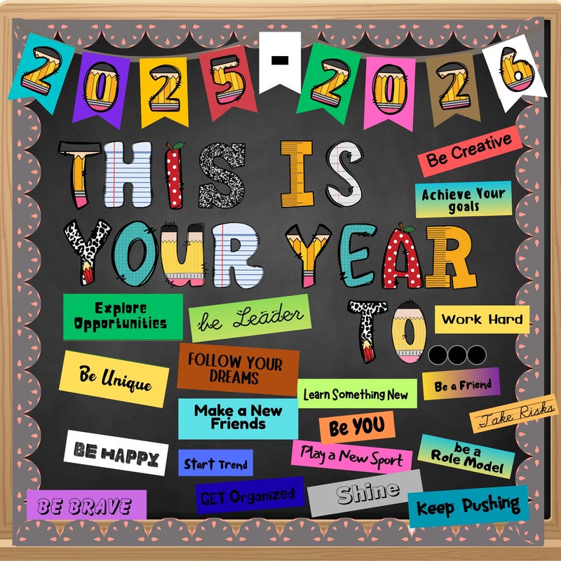 This is Your Year to Bulletin Board - Etsy