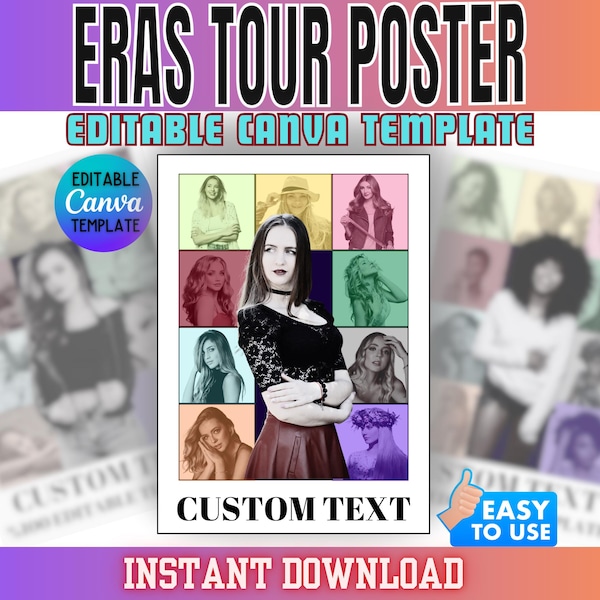 Taylor Swif Eras Tour Poster - Etsy