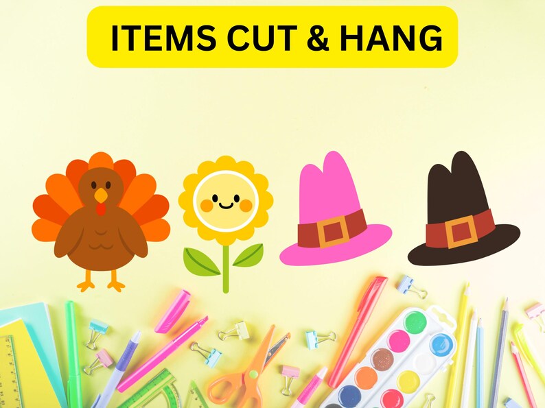 Printable Thanksgiving Bulletin Board Kit in Our Thankful Era ...