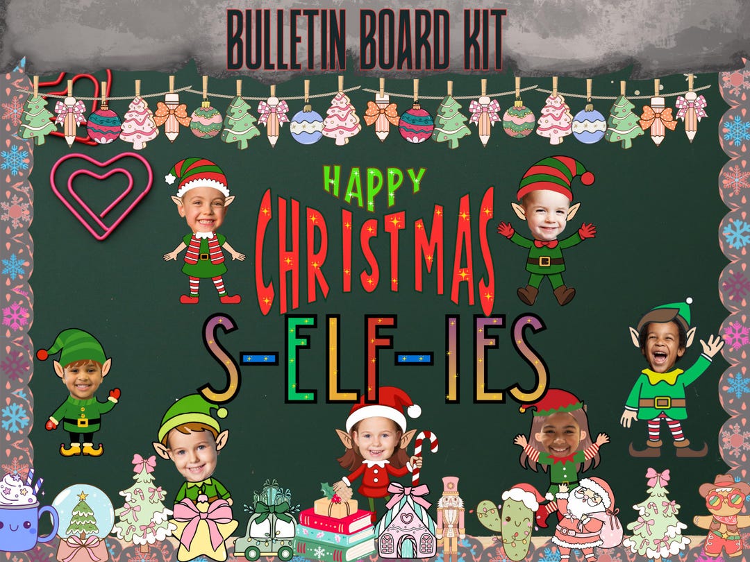 Christmas Bulletin Board Kit Class Decor: Holiday School Door ...