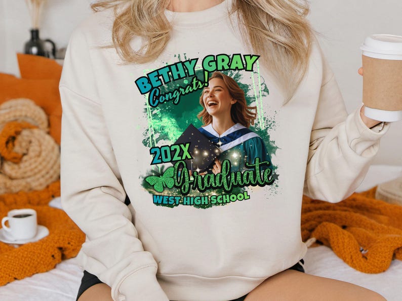 Class of 2026 Graduation Shirt Template Senior Graduate Congratulation ...