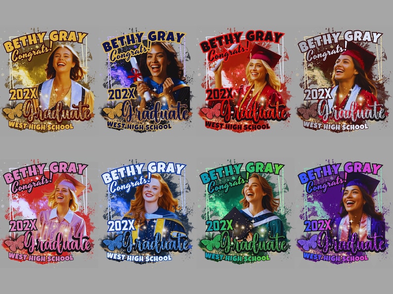 Class of 2026 Graduation Shirt Template Senior Graduate Congratulation ...