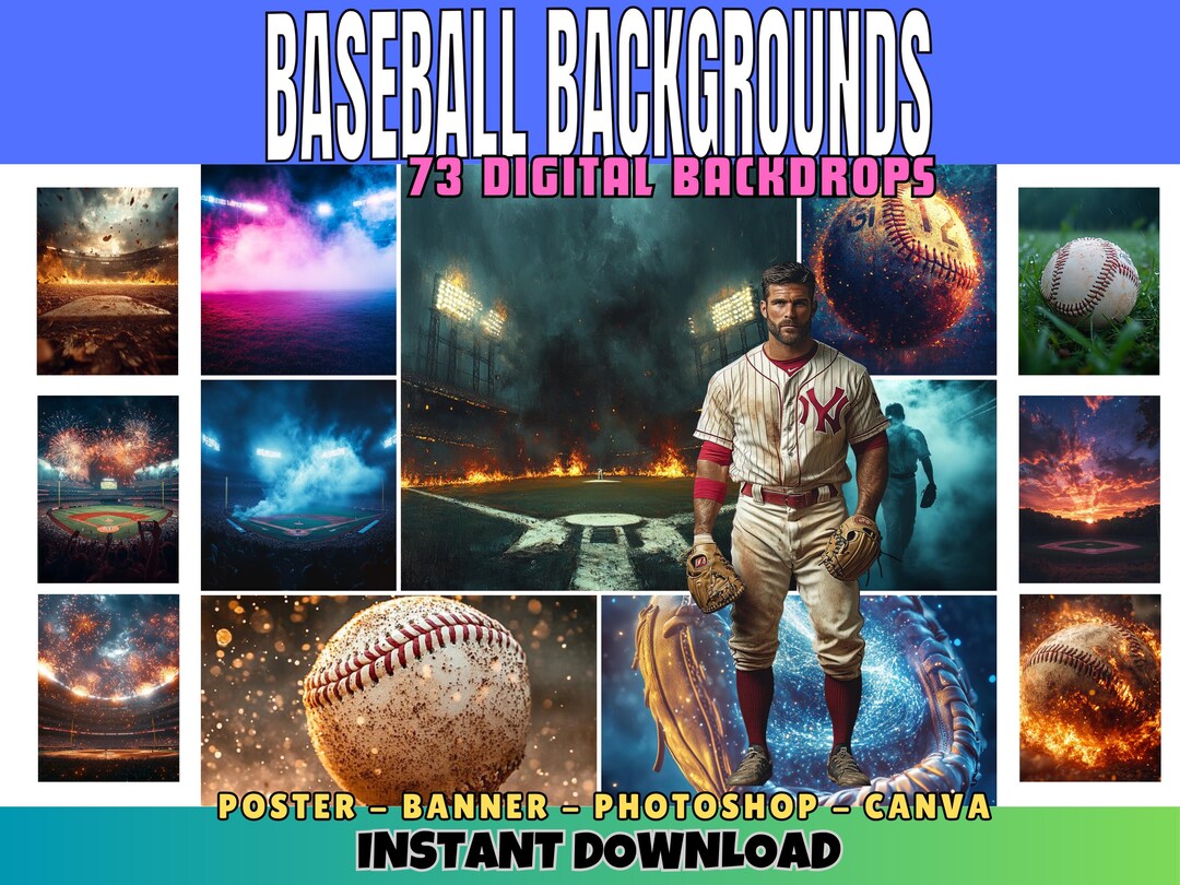 Baseball & Softball Stadium Backgrounds: Senior Night, Sports Overlay ...