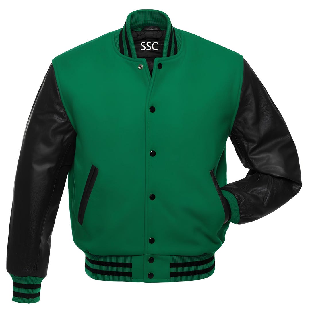 Custom Made Varsity Jacket Embroidered College Team Jacket Football ...