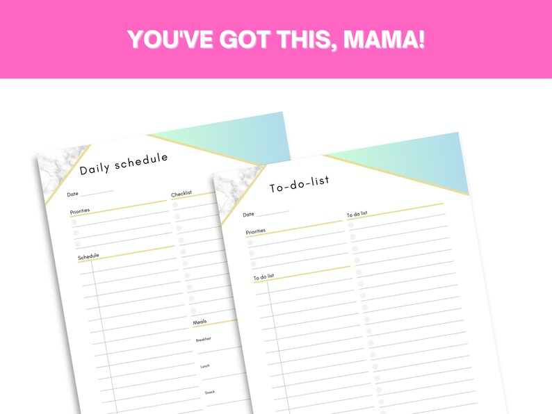 Printable Working Mom Planner, Work From Home Planner, Wfh Planner ...