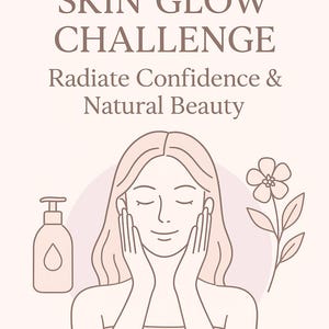 Skin Glow Challenge | 4-week Skincare Tracker (PDF Download) - Etsy