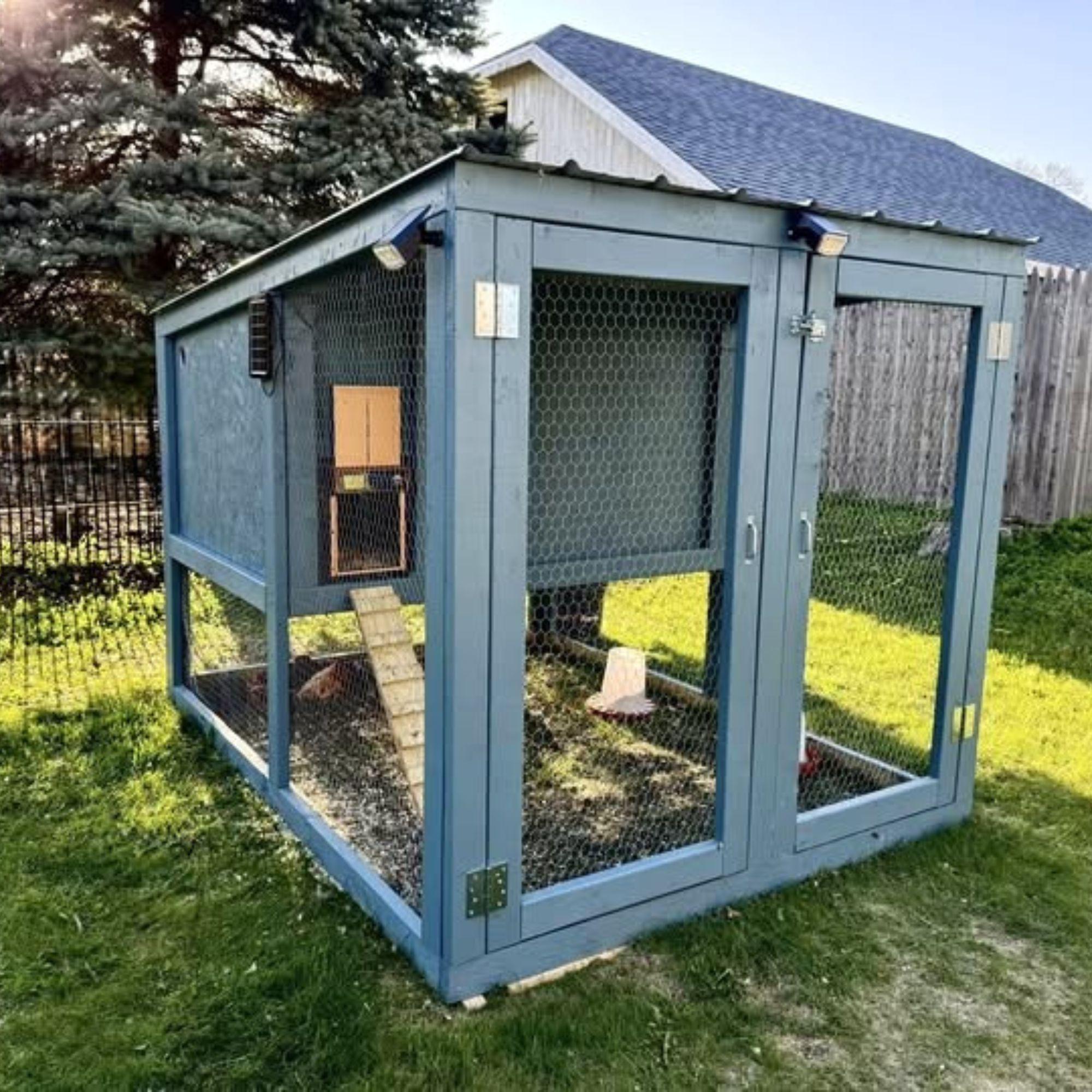 DIY Double Wide Chicken Coop Plans Printable PDF With Cut List ...