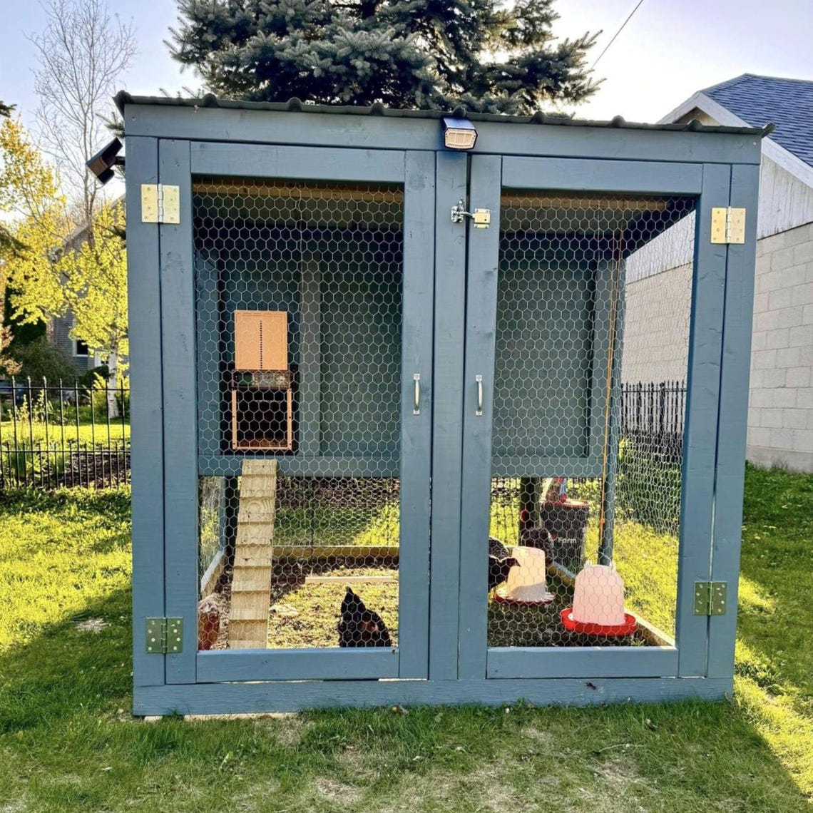 DIY Double Wide Chicken Coop Plans Printable PDF With Cut List ...