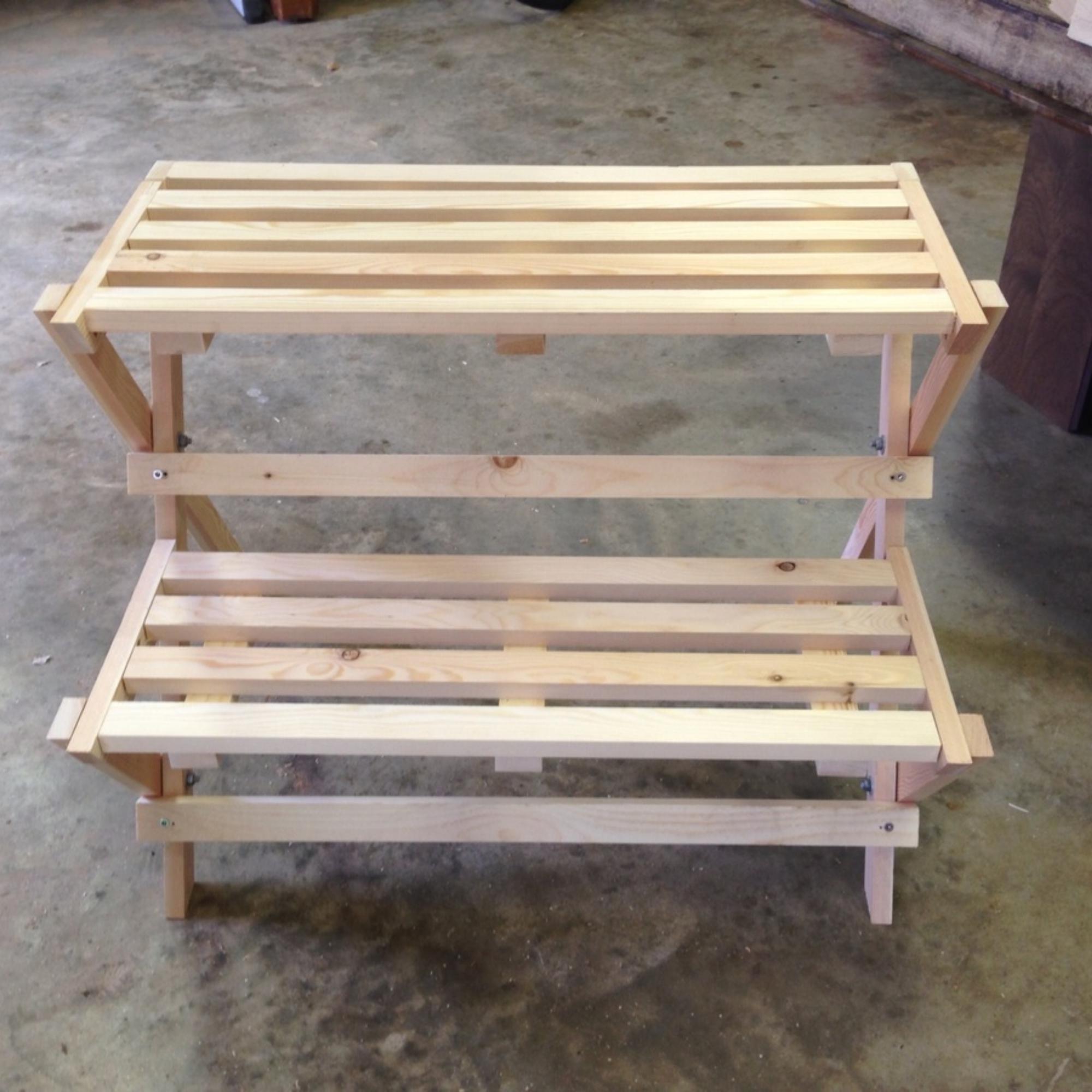 DIY Folding Plant Stand Plan Indoor & Outdoor PDF Build Guide - Etsy